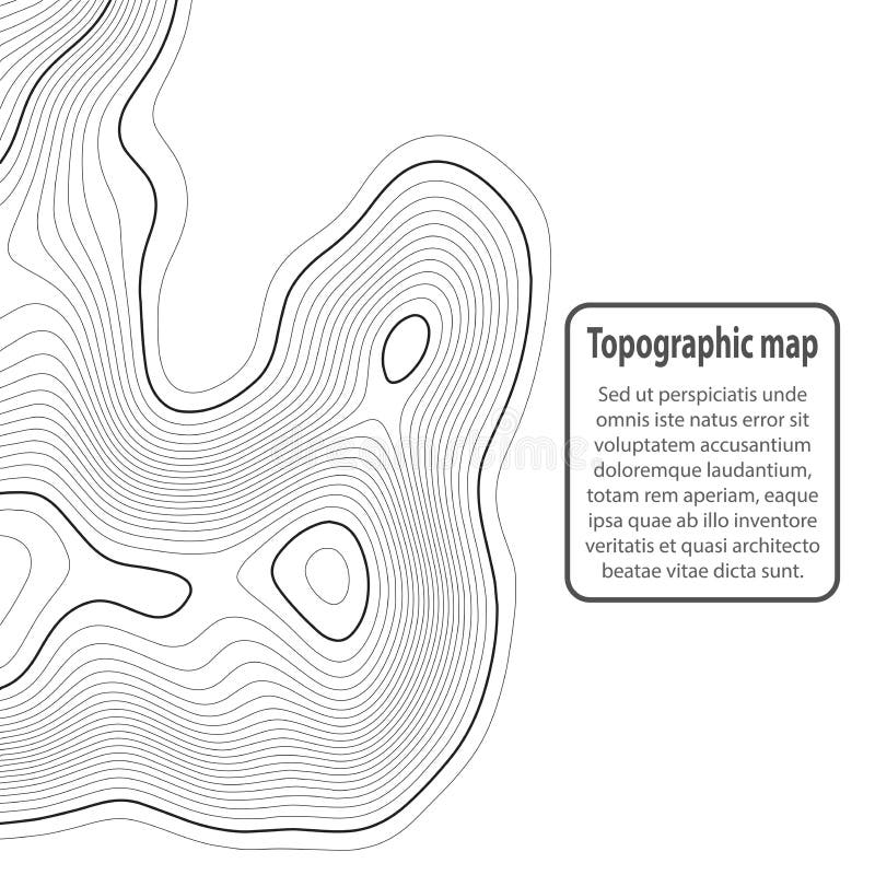 Topographic Map Background. Grid Map. Contour. Vector Illustration ...