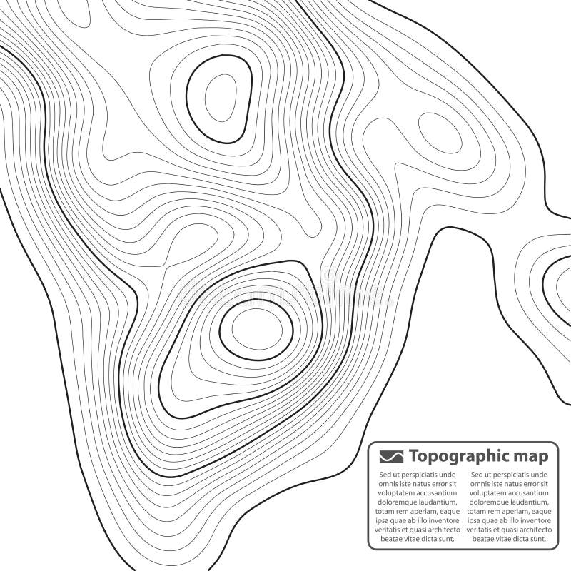 Topographic Map Background. Grid Map. Contour. Vector Illustration ...