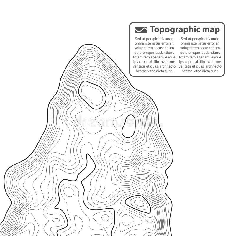 Topographic Map Background. Grid Map. Contour. Vector Illustration ...