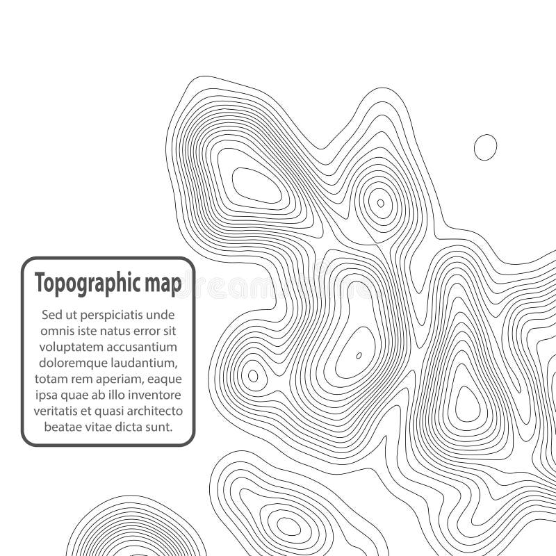 Topographic Map Background. Grid Map. Contour. Vector Illustration ...