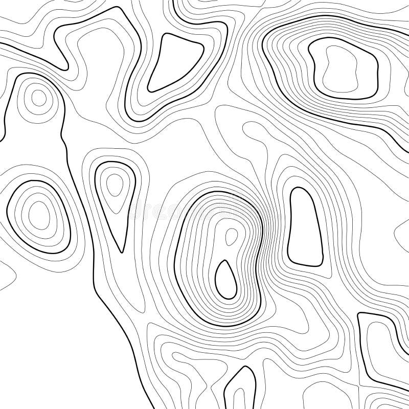 Topographic Map Background. Grid Map. Contour. Vector Illustration ...