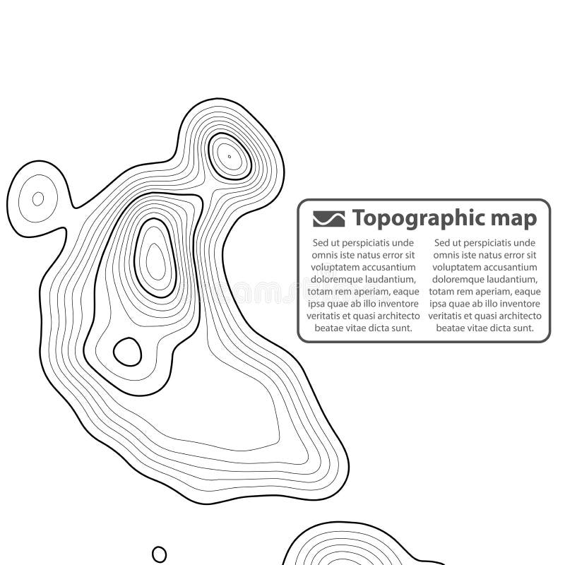 Topographic Map Background. Grid Map. Contour. Vector Illustration ...