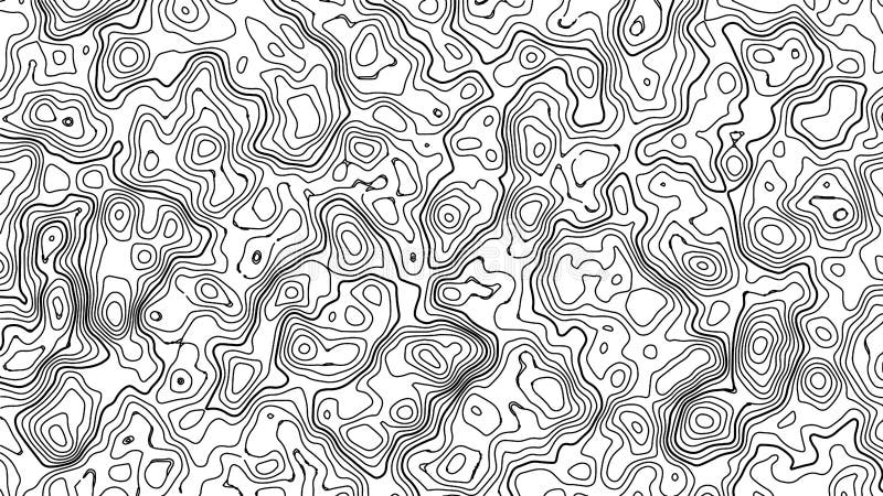 Topographic Map Background. Abstract Vector Illustration. Grid Map ...