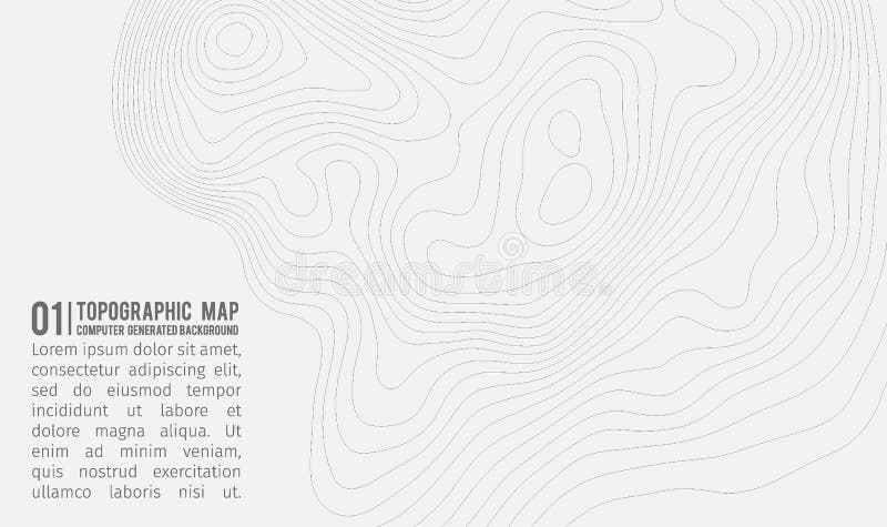 Topographic Map Background with Space for Copy . Line Topography Map ...