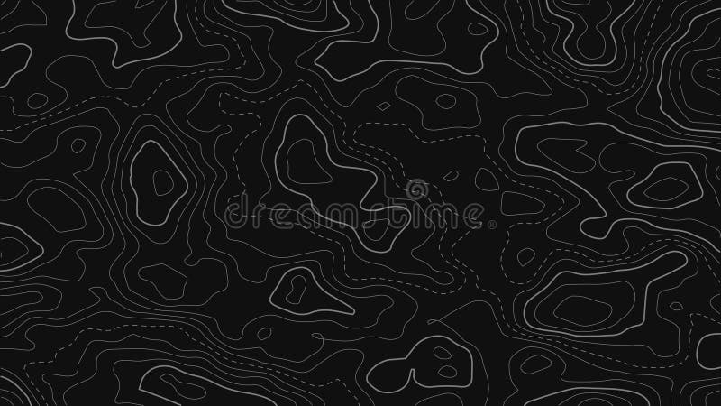 Topographic Map Background. Terrain Height Map Generation. Grid Map ...