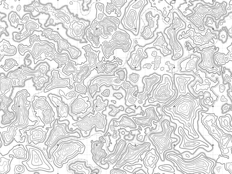 Topographic Map Background. Topo Lines Pattern, Abstract Relief and ...