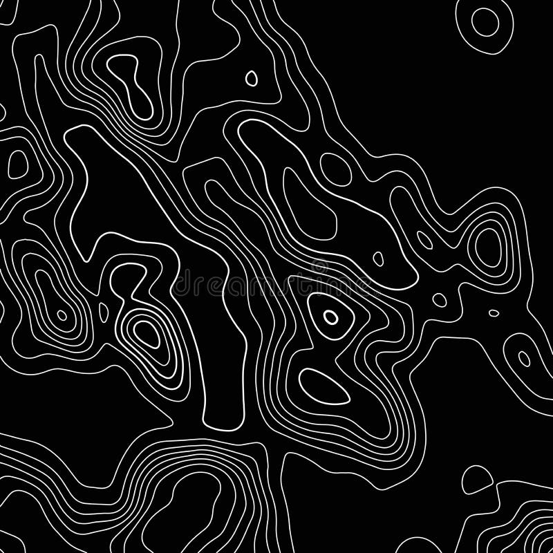 Topographic Map. Contour Abstract Background. Vector Illustration Stock ...