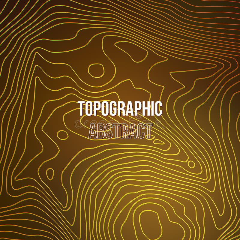 Topographic Map Colorful Abstract Background with Contour Lines Stock ... Topographic Map Colorful Abstract Background with Contour Lines Stock ...