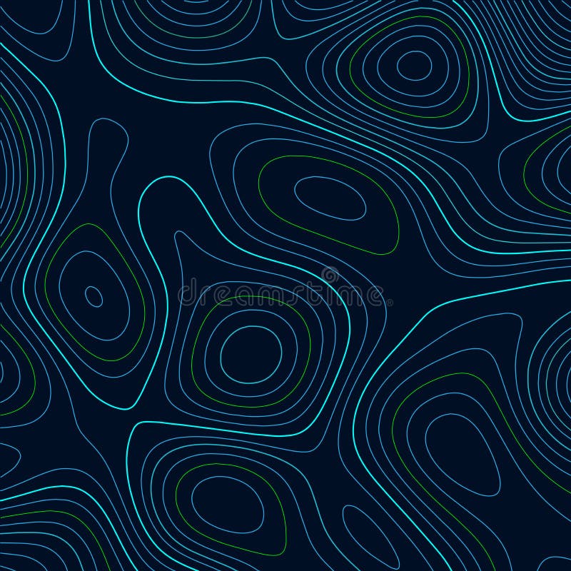Topographic Map. Contour Abstract Background. Vector Illustration Stock ...