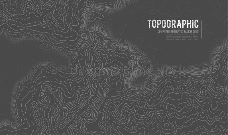 Topographic Map Contour Background. Topo Map with Elevation. Contour ...