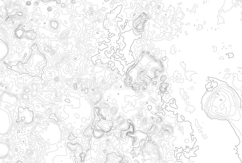 Topographic Map Contour Background. Topo Map with Elevation. Contour ...