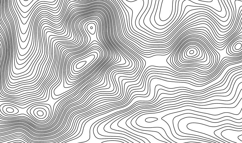 Topographic Map Contour Background. Topo Map with Elevation. Contour ...