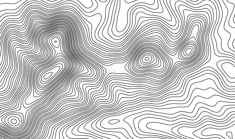 Topographic Map Contour Background. Topo Map with Elevation. Contour ...