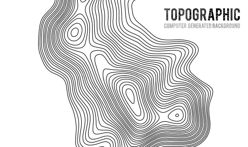 Topographic Map Contour Background. Topo Map with Elevation. Contour ...
