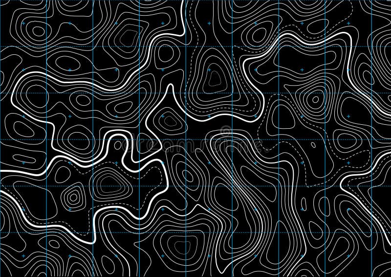 Topographic Map Contour Lines Background Stock Illustration ...