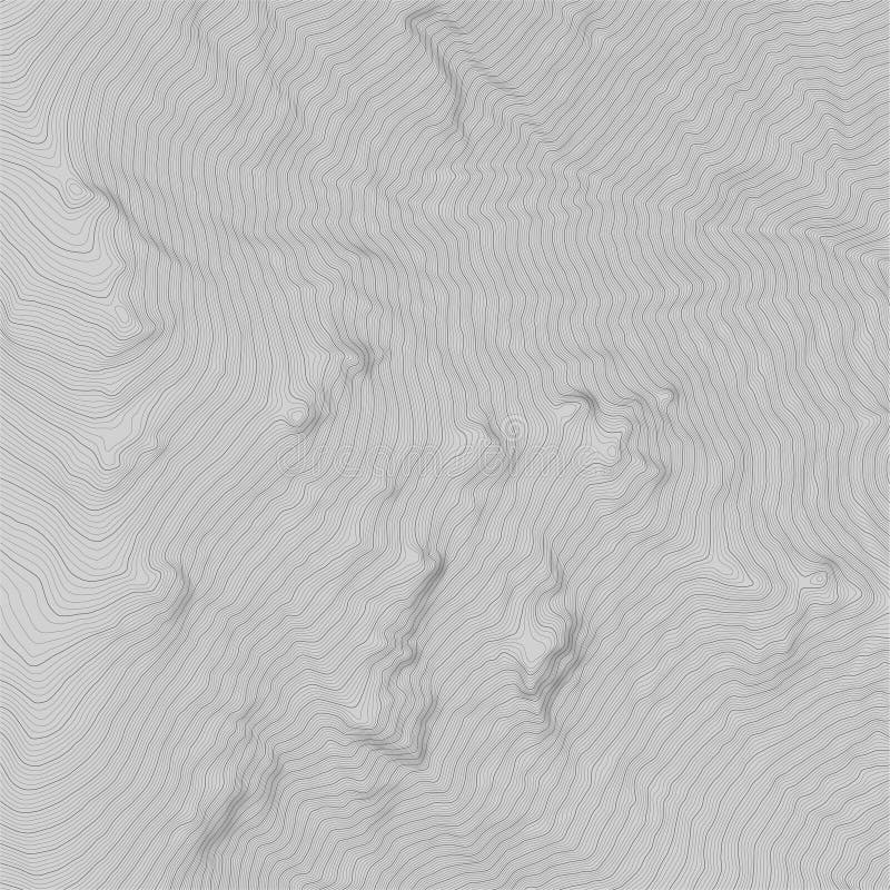 Topographic Map on Gray Background Stock Vector - Illustration of ...