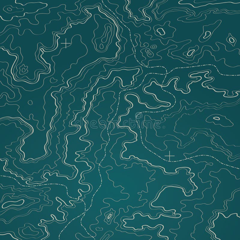 Topographic Map stock vector. Illustration of discovery - 3929697