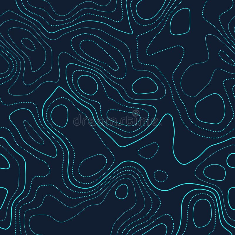 Topographic map lines. stock vector. Illustration of graphic - 137655964