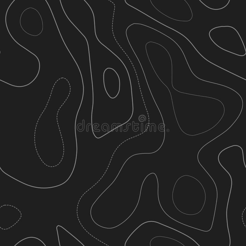 Topographic map lines. stock vector. Illustration of relief - 144804622