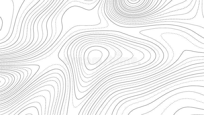 Topographic Map Lines Background. Abstract Vector Illustration Stock ...