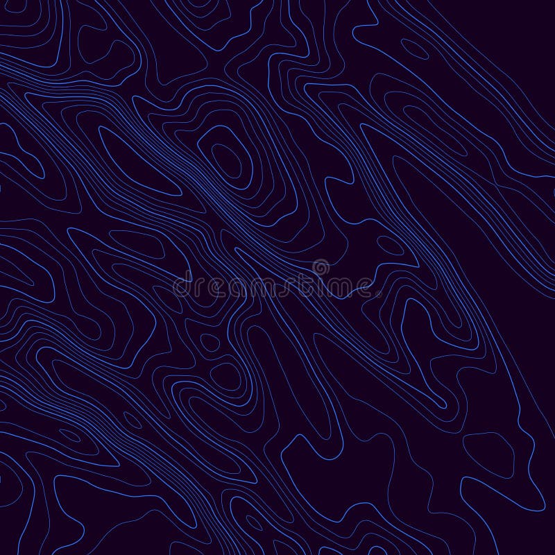 Topographic Map Lines Background. Abstract Vector Illustration Stock ...