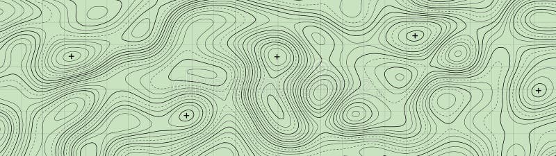 Topographic Map Lines Background. Abstract Vector Illustration Stock ...