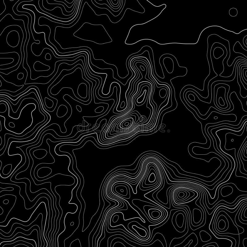Topographic Map Lines Background. Abstract Illustration Stock ...