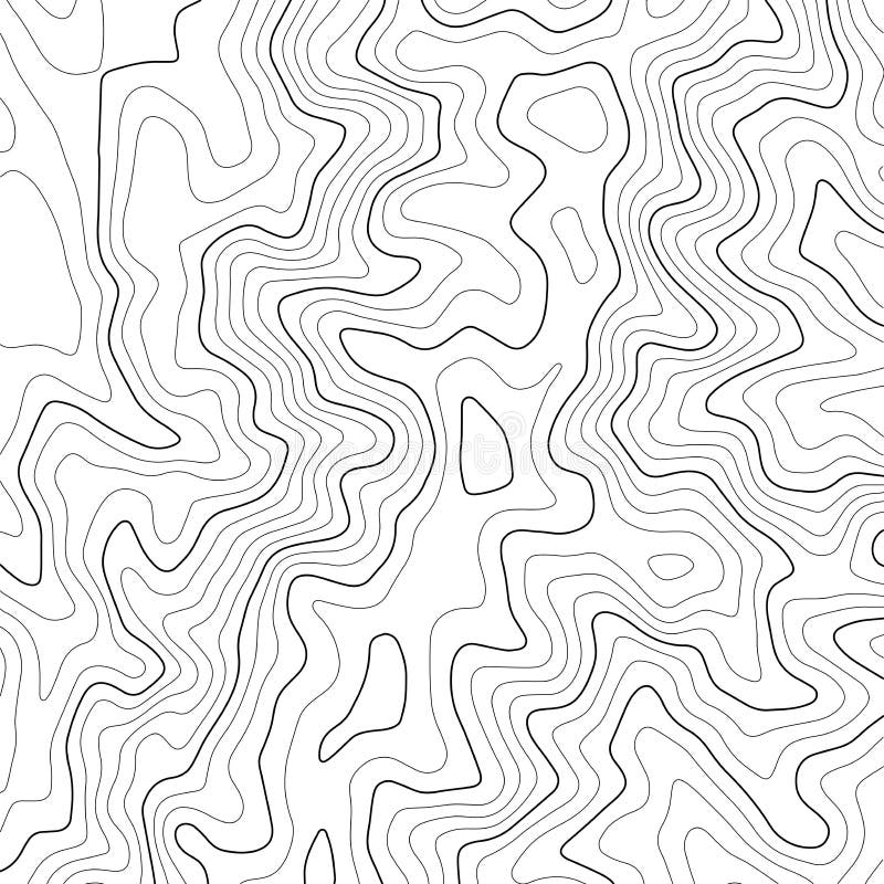 Topographic Map Lines Background. Vector Illustration Stock ...