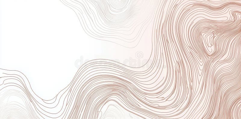 Topographic Map Patterns. Abstract Topography Line Map. Abstract White ...