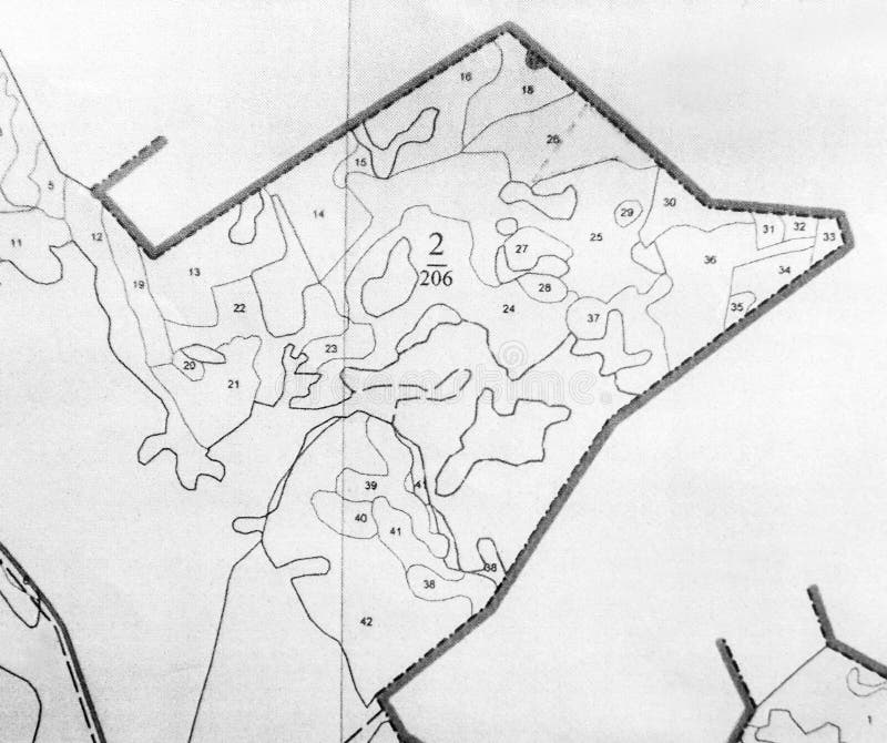 Map a Small Land and Plan Homes. Stock Image - Image of build, home ...