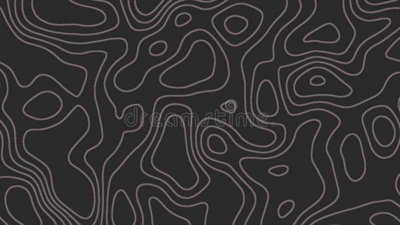 Topographic Map Style Moving Background Animation with Smoothly ...