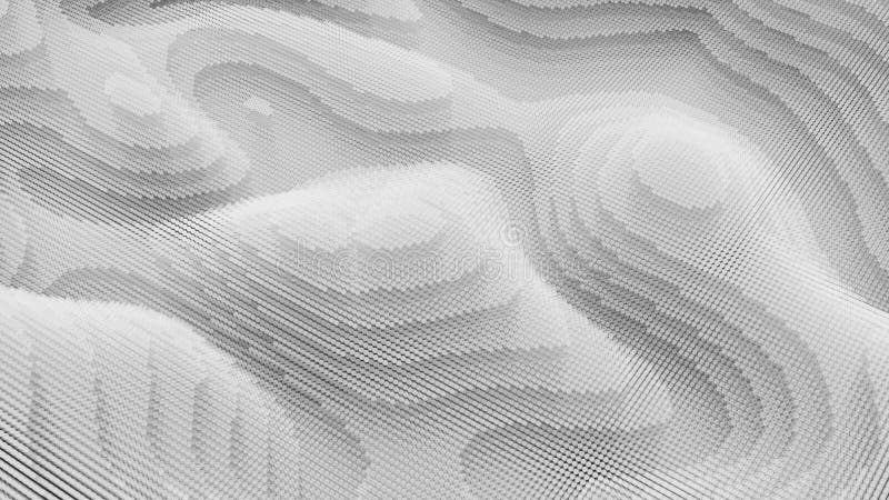 Topographic Map, Terrain Like Abstract Backdrop. Fractal Background ...