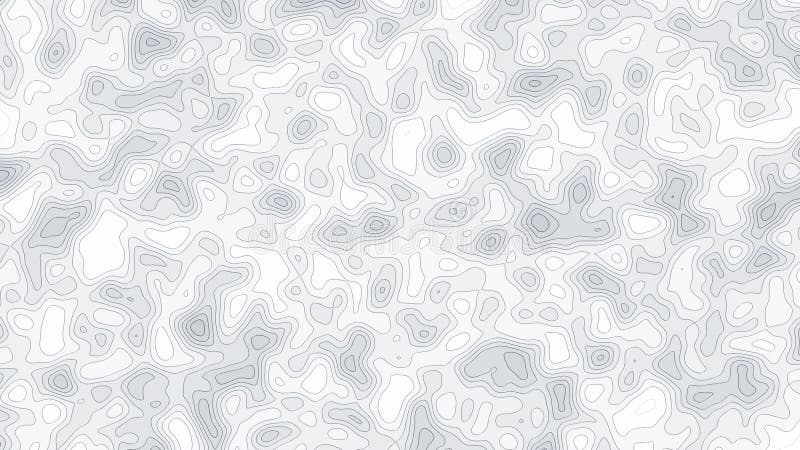 Topographic Map of the Terrestrial Surface. Moving Lines Stock Video ...