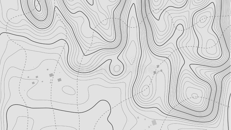 White Topographic Map Circle Logo Concept.Topo Map Elevation Lines ...
