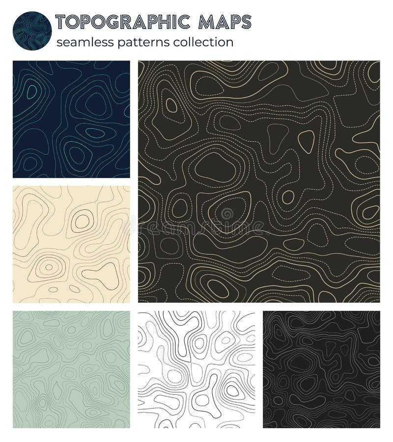 Topographic Patterns Stock Illustrations – 483 Topographic Patterns ...