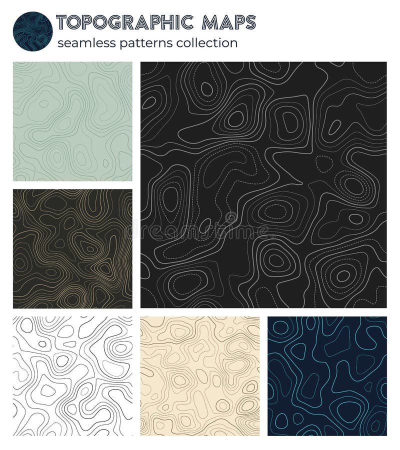 Topographic maps. stock vector. Illustration of creative - 186397568