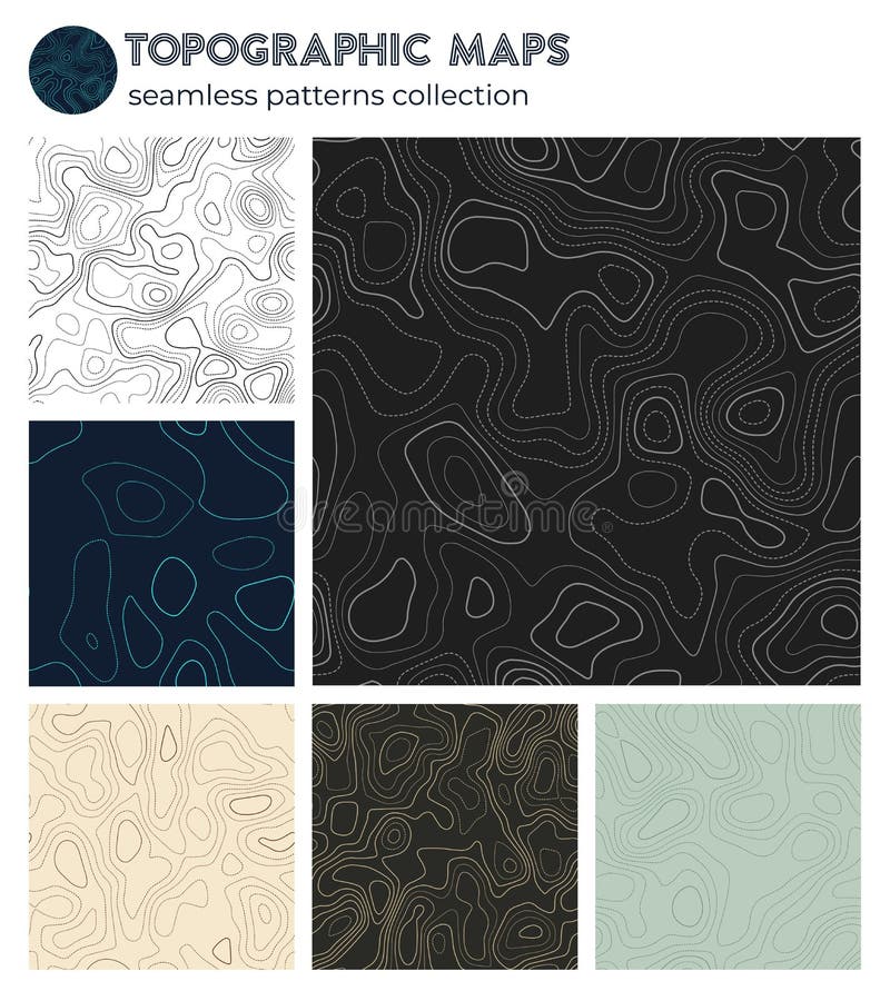Topographic Patterns Stock Illustrations – 483 Topographic Patterns ...
