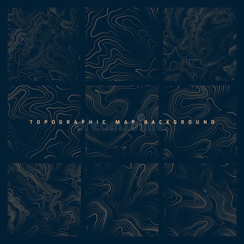 Colorful Topographic Maps Stock Illustrations – 52 Colorful Topographic ...