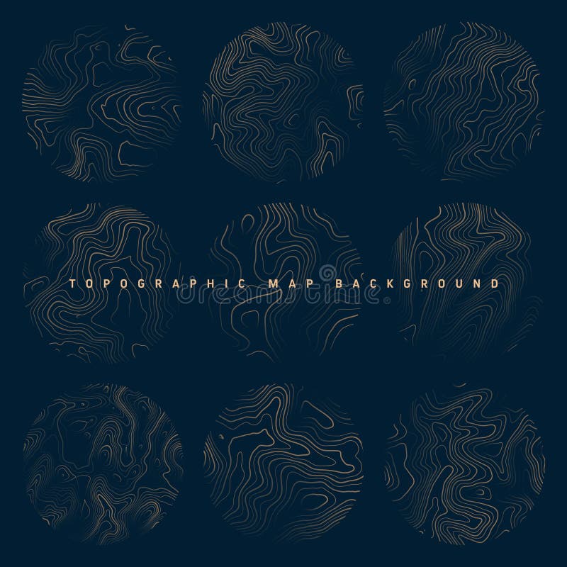 Colorful Topographic Maps Stock Illustrations – 52 Colorful Topographic ...