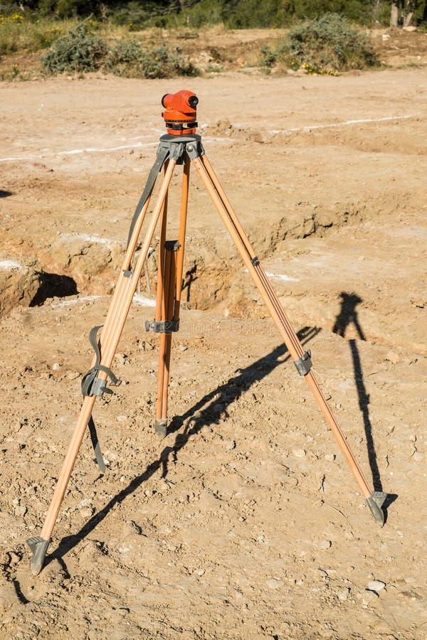 Topographic Measuring Instrument Stock Photo - Image of site ...