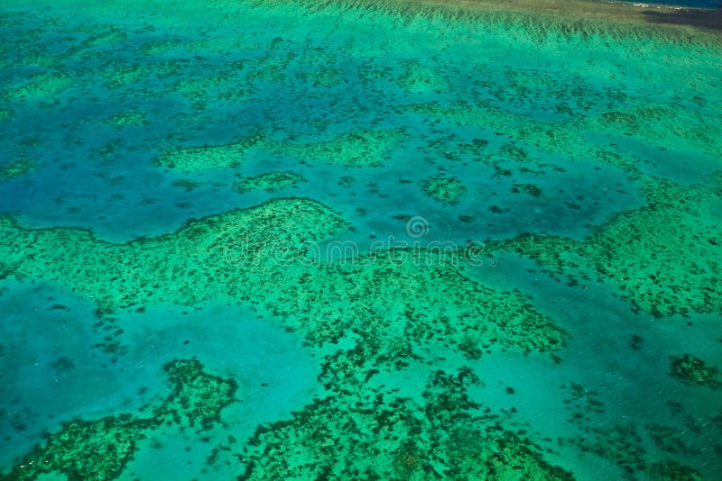 Topographic View Arlington Reef Great Barrier Reef Stock Image - Image ...