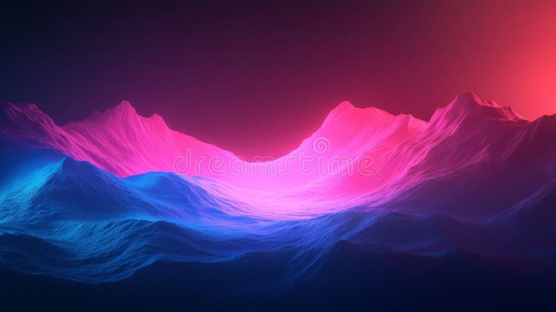 A Topographical Engineer Creates a 3D Wireframe Map with Contour Lines ...