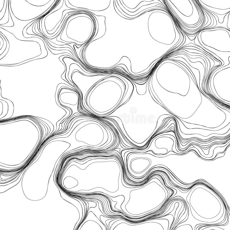 Topographical Map Line Drawing Stock Illustrations – 389 Topographical ...