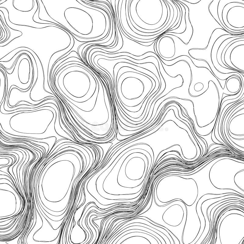 Topographical Map Line Drawing Stock Illustrations – 389 Topographical ...