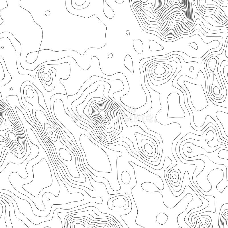 Topography Map Background. Grid Map. Contour. Vector Illustration Stock ...