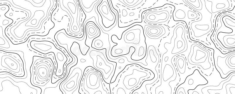 Topography Map Background. Vector Geographic Contour Map Stock ...