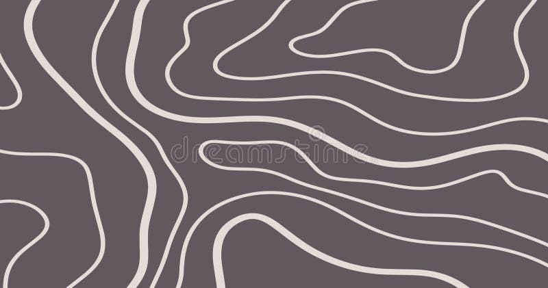 Topography Map Background. Wavy Abstract Pattern Stock Vector ...