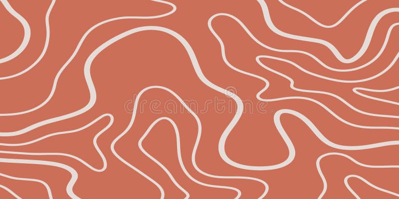 Topography Map Background. Wavy Abstract Pattern Stock Vector ...