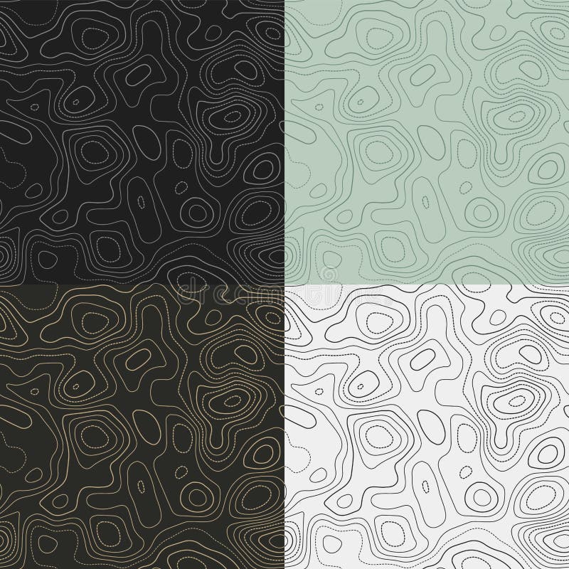 Topography patterns. stock vector. Illustration of hiking - 213071873