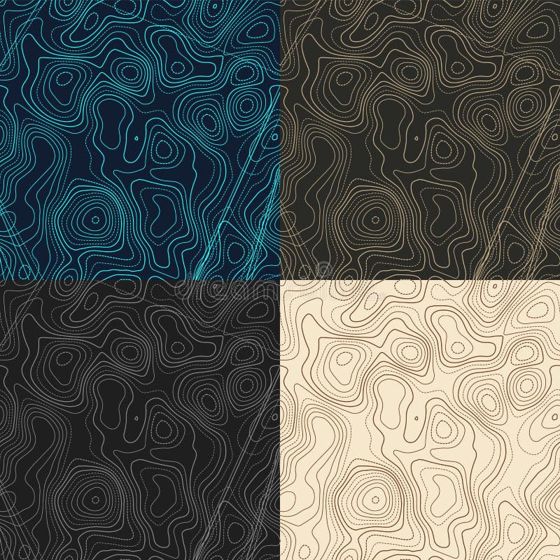 Topography patterns. stock vector. Illustration of abstract - 212152174